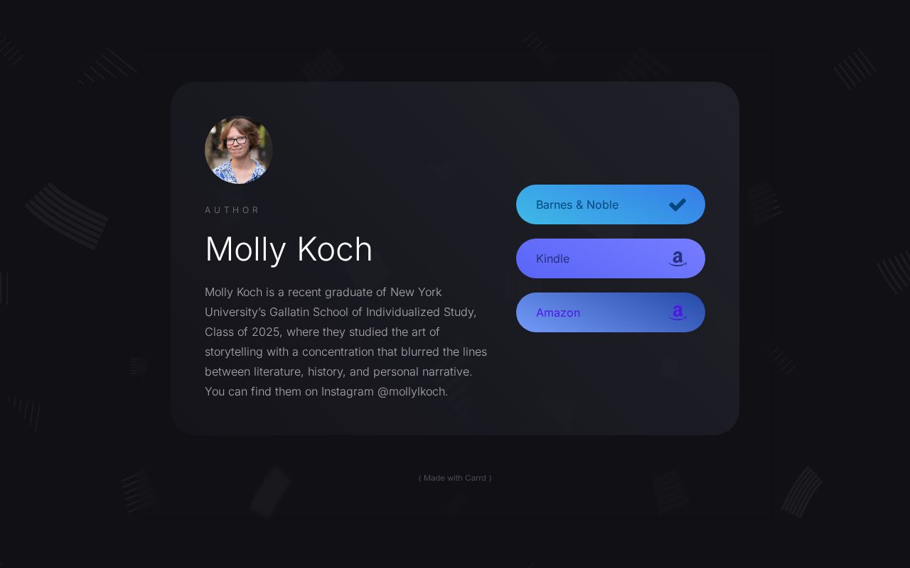 Author Molly Koch